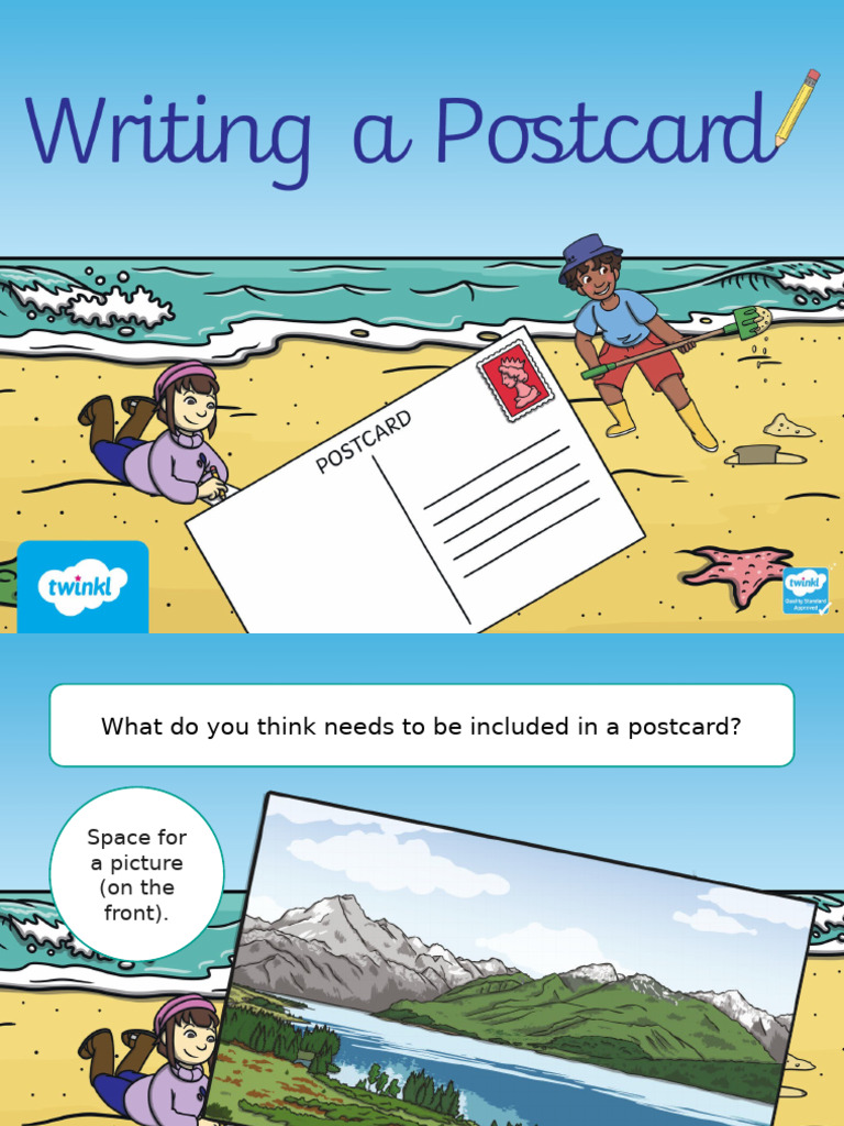 Essential Elements of a Postcard | PDF | Written Communication | Ephemera
