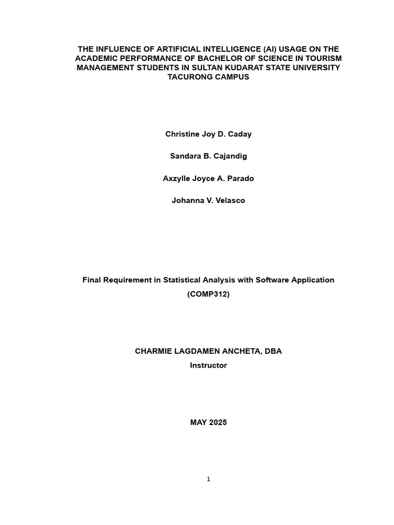 GROUP 8 - Title Page Only - RESEARCH PAPER | PDF | Science