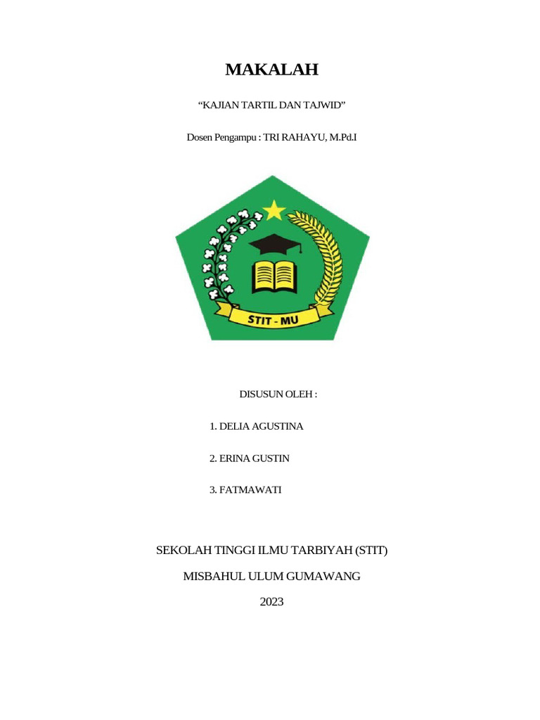 Mkalah Tajwid | PDF