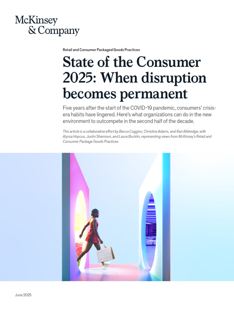 Consumer Behavior in 2025: A New Normal | PDF | Cost Of Living | Analytics