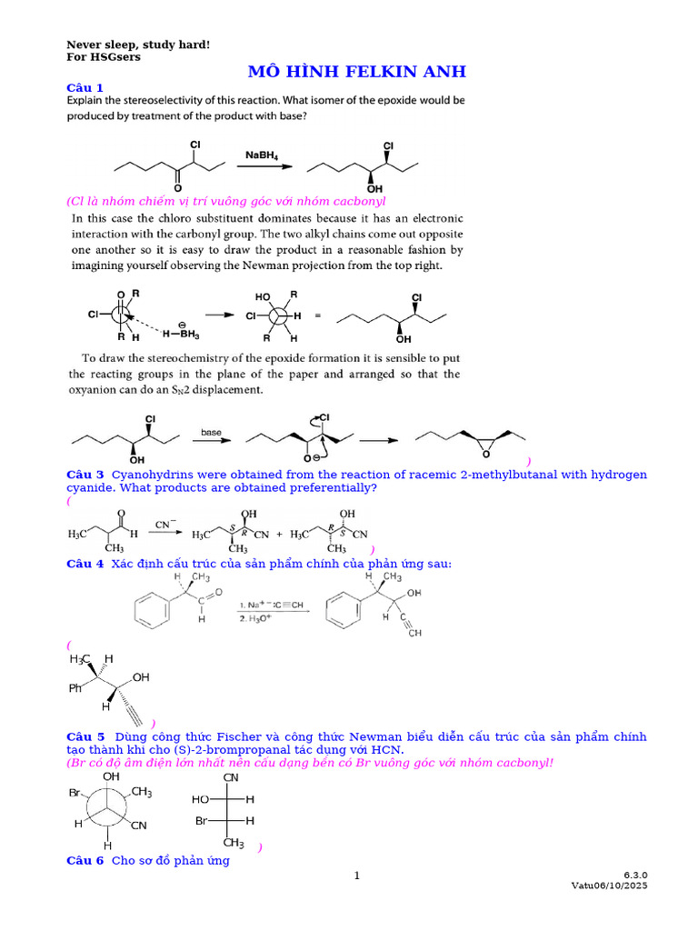 Chuyen de 11 Co Che An Mo Hinh Felkin Anh Key DONE Sach, HT, Co Hoa | PDF