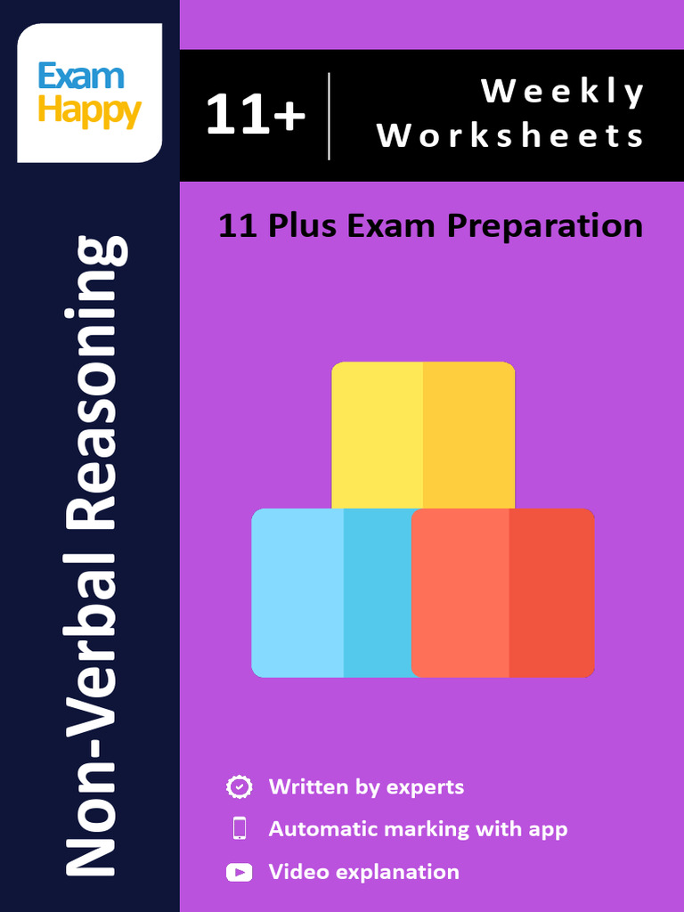 Exam Happy Non Verbal Weekly Worksheet 3 Asd823dsaj 2 | PDF