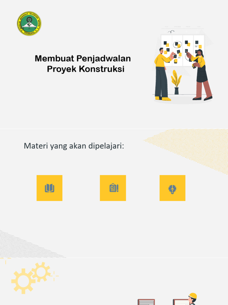Membuat Penjadwalan Proyek Konstruksi | PDF