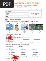 Playgroup Monthly & Final Exam Papers | PDF