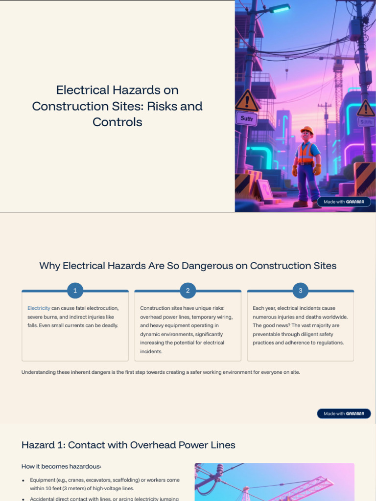Electrical Hazards and Safety Controls | PDF | Personal Protective ...