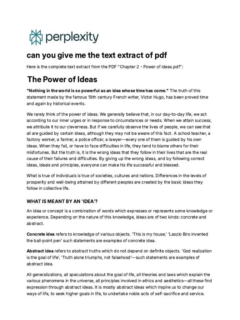 Can You Give Me The Text Extract of PDF | PDF | Faith | Vedanta