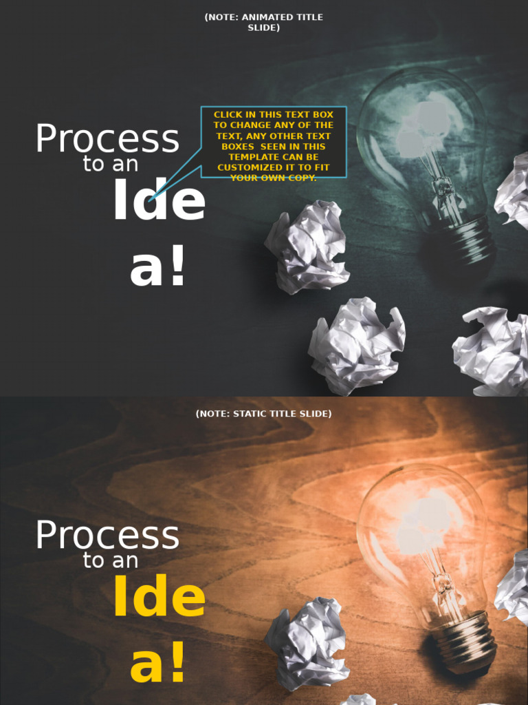 Idea Light Template | PDF | Text