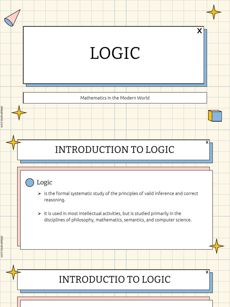 Week 7 Lecture 3 Elementary Logic | PDF | Logic | Argument
