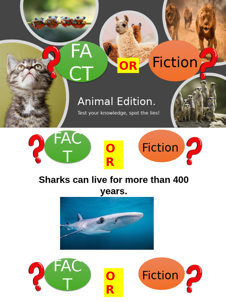 Animal Facts vs. Fiction Quiz | PDF