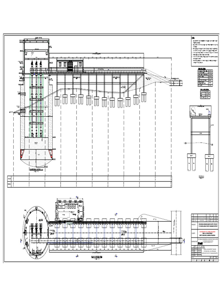 Intake Well Design for WTP Project | PDF | Water Supply | Fresh Water