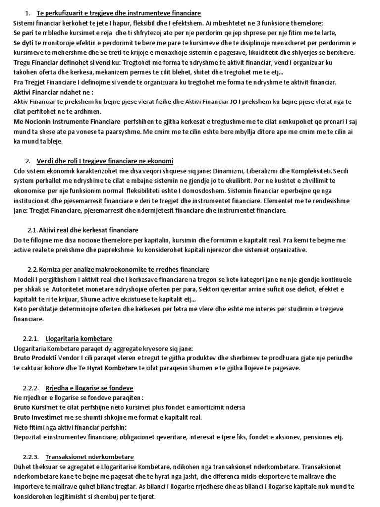 Tregjet Pjesa 1 | PDF