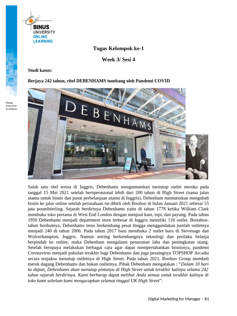 20220822143235_Tugas Kelompok 1_Dig.MArk-1 | PDF