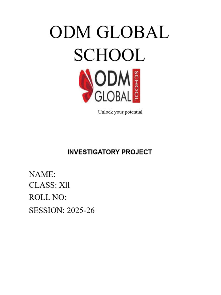 Investigatory Project Certificate Template | PDF