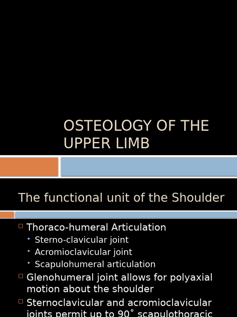 Upper Limb Osteology. | PDF | Musculoskeletal System | Limbs (Anatomy)