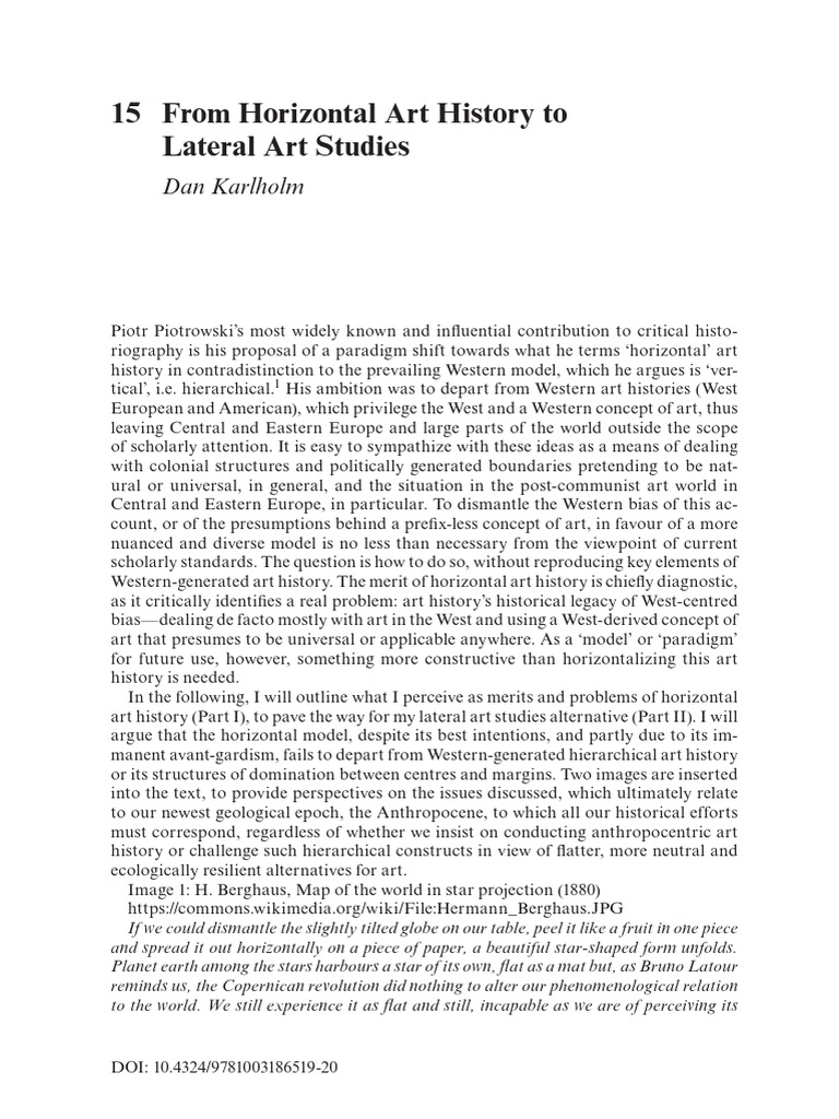 6 From Horizontal Art History To Lateral Art Studies 182-94 | PDF ...