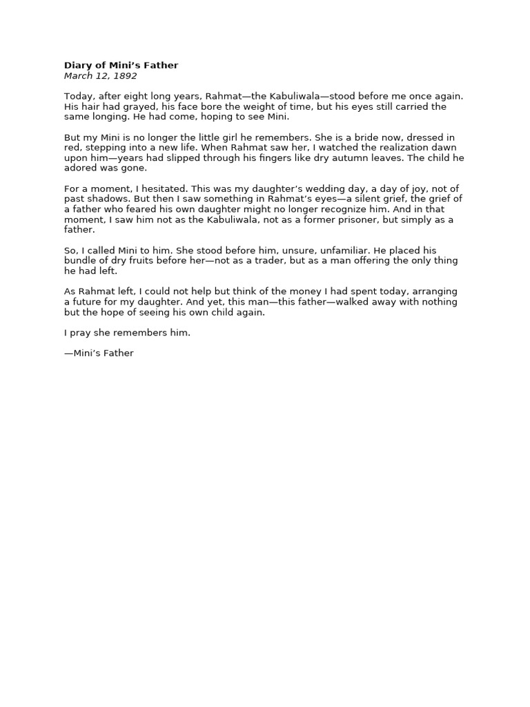Diary Entry | PDF