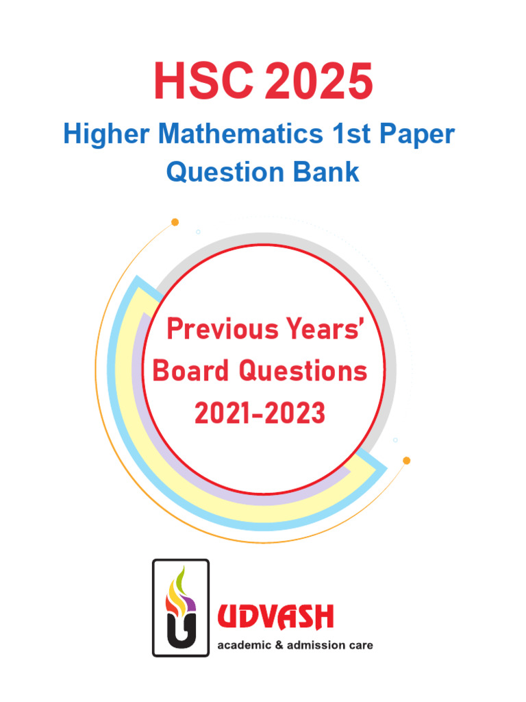 HSC 2025 Higher Math Question Bank | PDF | Circle | Line (Geometry)