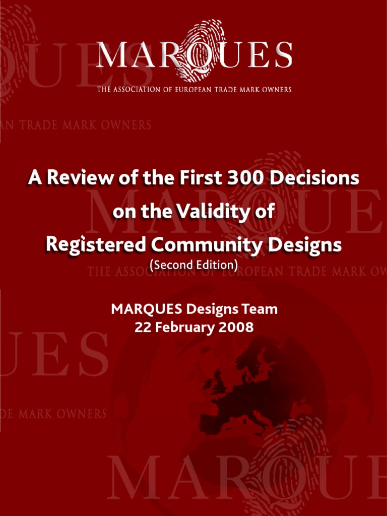 Registered Community Designs | PDF | United States Patent And Trademark ...