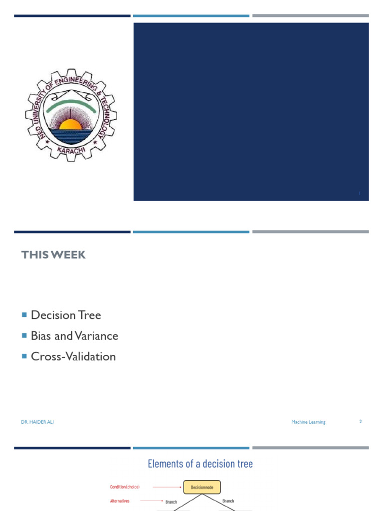 Decision Trees, Bias & Variance, Unsupervised Learning | PDF | Cross ...