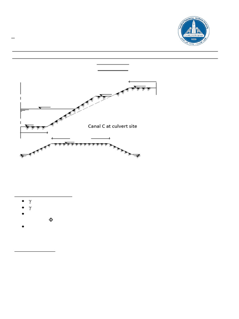 Culvert Design for Irrigation Structures | PDF