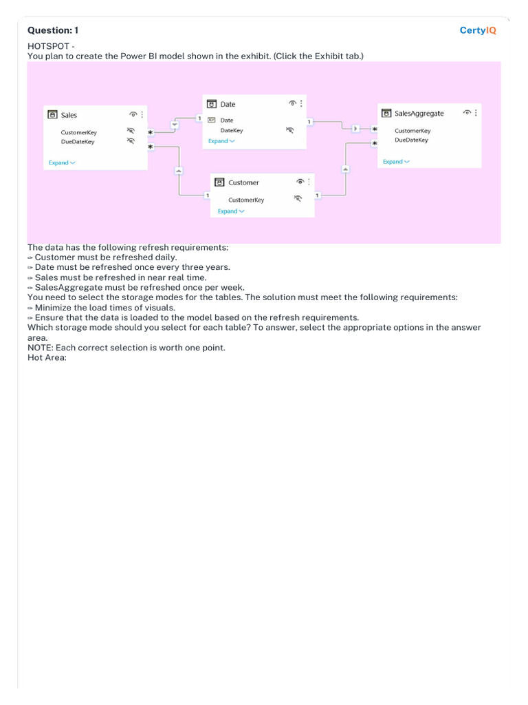 Pl-300 Exam Nov With Explanation 1 | PDF | Databases | Microsoft Sql Server