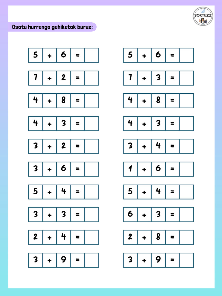 Fitxak Buruzko Kalkulua + | PDF