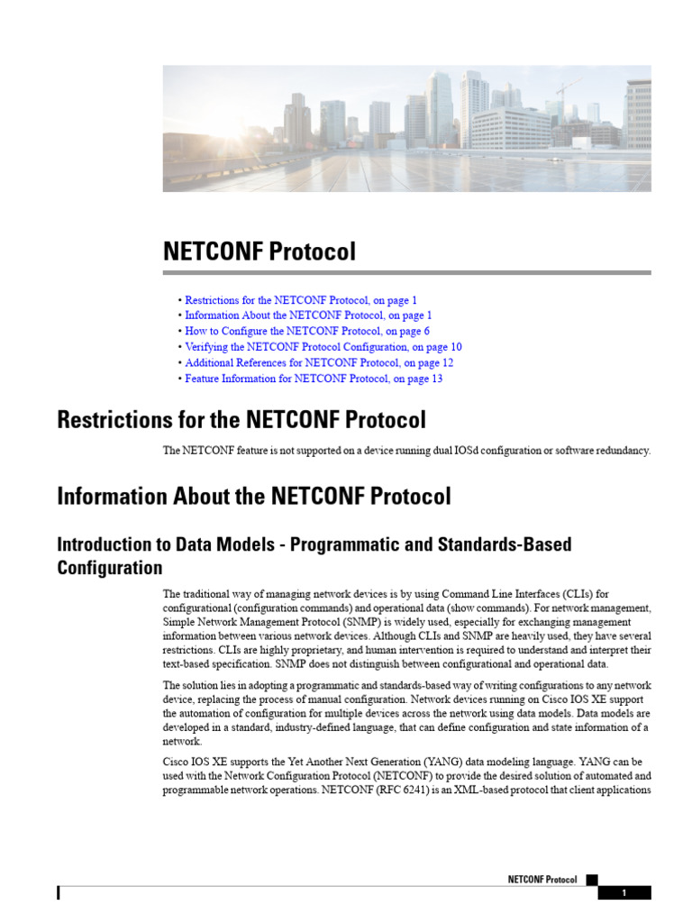 Configuring Yang Datamodel | PDF | I Pv6 | Computer Network