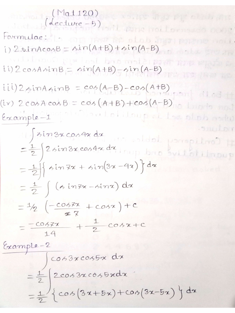Mat120 - Lec 5 - Mid | PDF