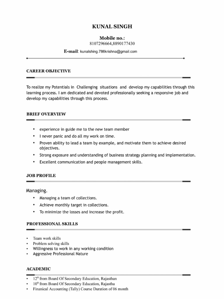 Updated Resume | PDF