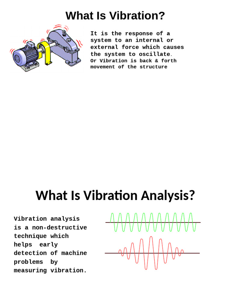 Understanding Vibration And Analysis Techniques Pdf Oscillation