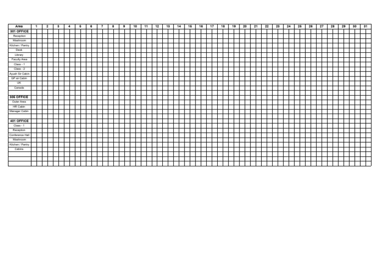 Cleaning Sheet | PDF
