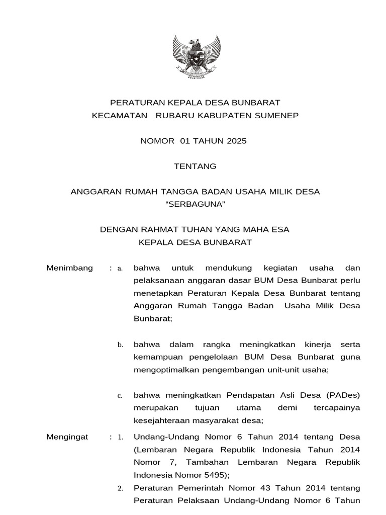 4.ART BUM Desa | PDF