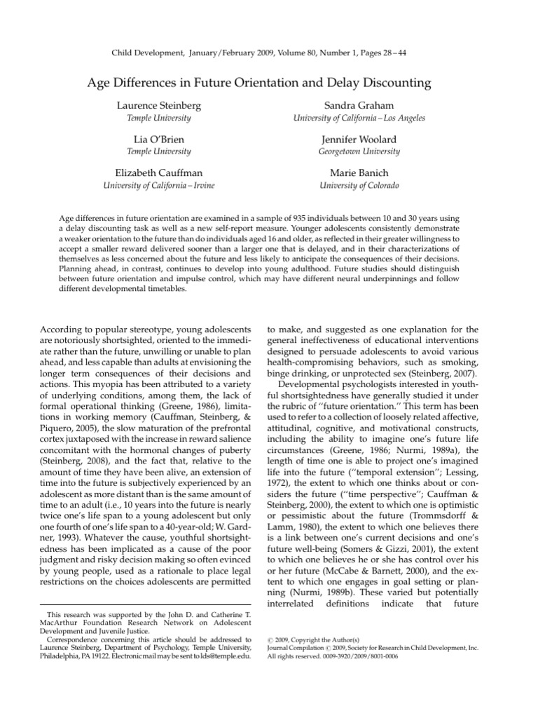 Age Differences in Future Orientation and Delay Discounting 3troi9fpya ...
