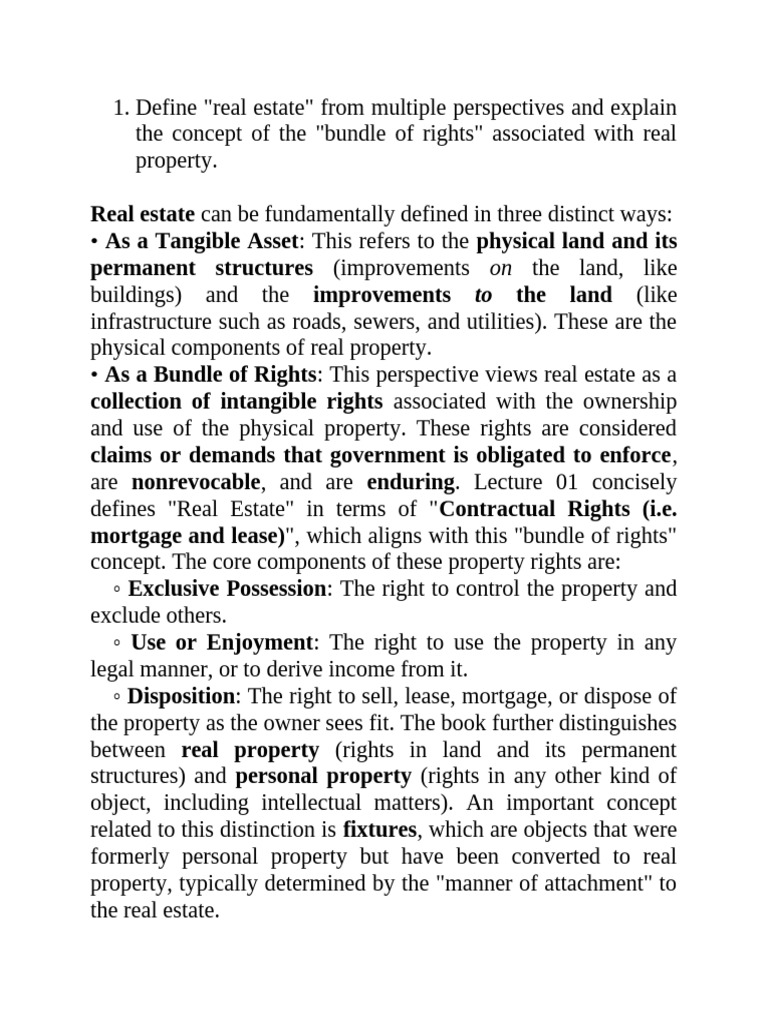 Real Estate | PDF