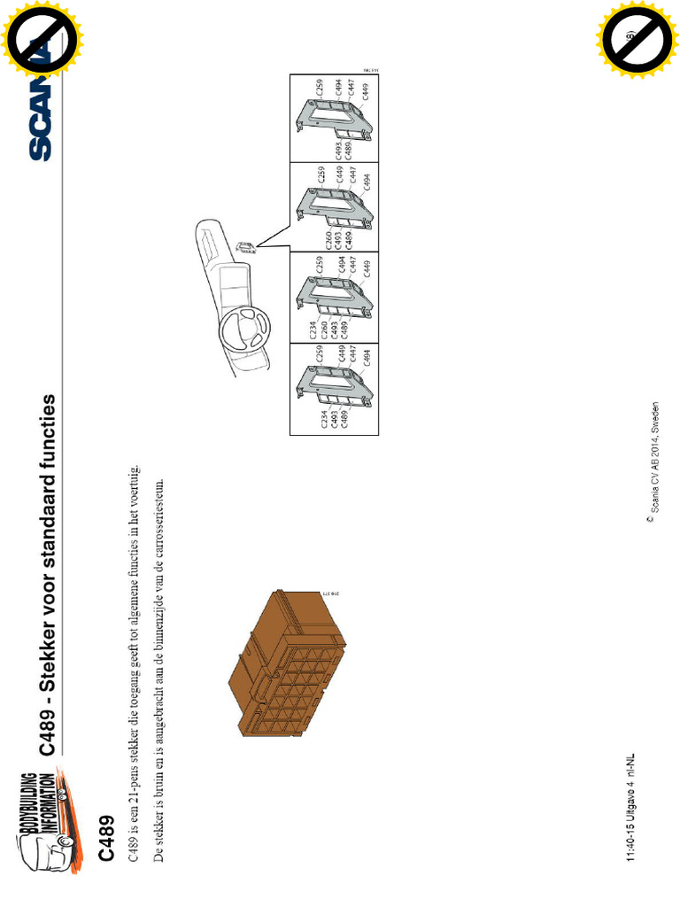 C489 - Stekker Voor Standaard Functies C489 - PDF | PDF