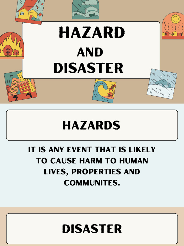 Hazards and Disasters | PDF