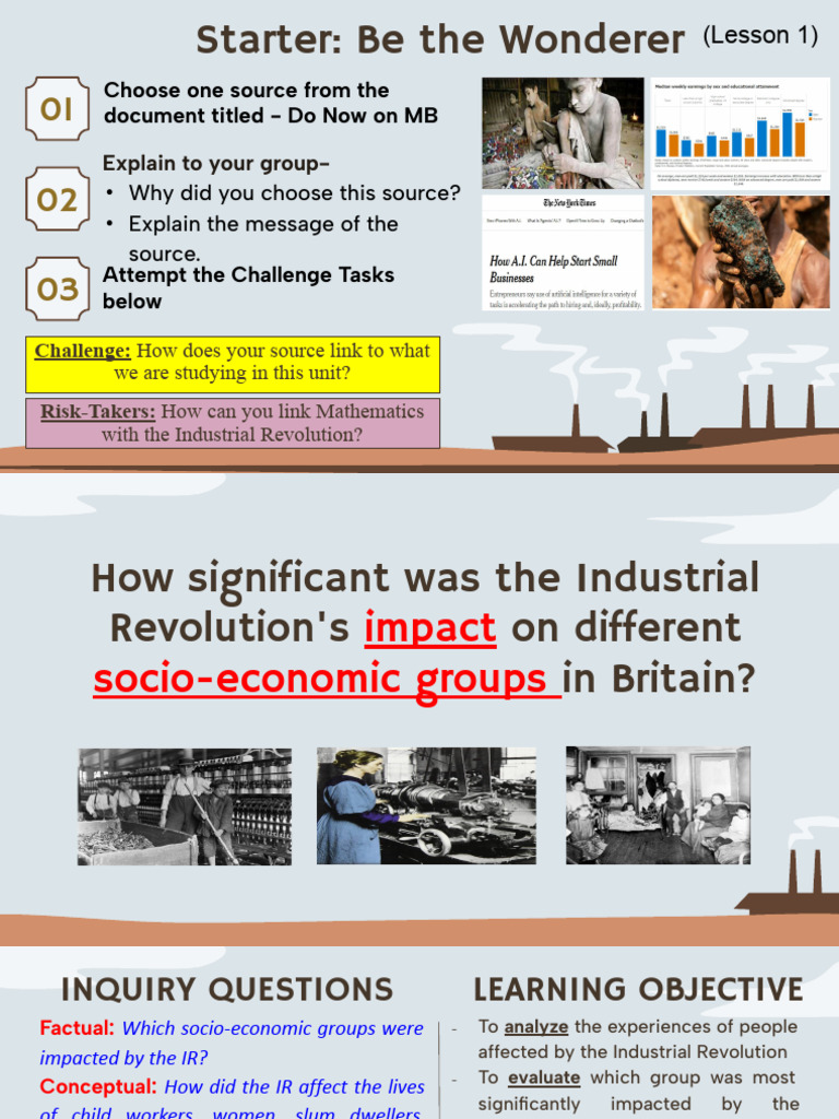 L6 - How Significant Was The Industrial Revolution S Impact On ...