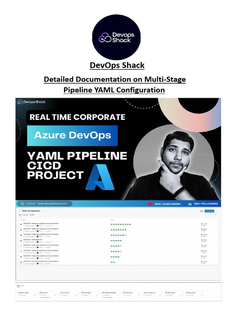 Multi-Stage YAML Pipeline for Azure DevOps | PDF | Systems Architecture ...