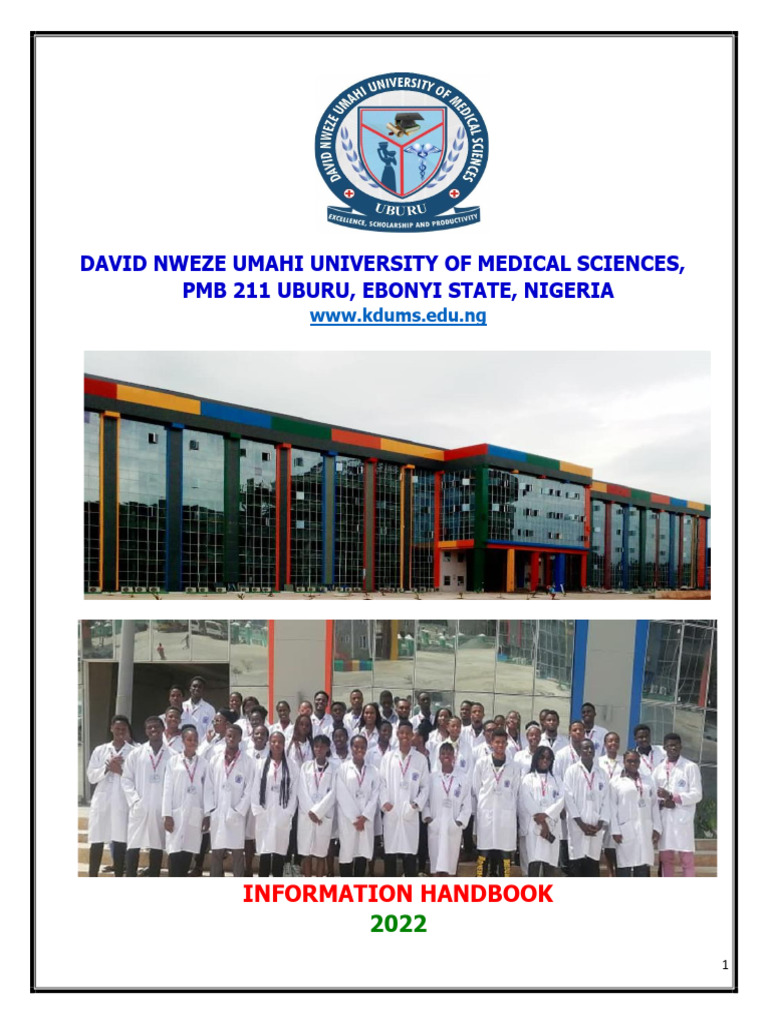 Updated DUFUHS Information Hand Book 2022 | PDF
