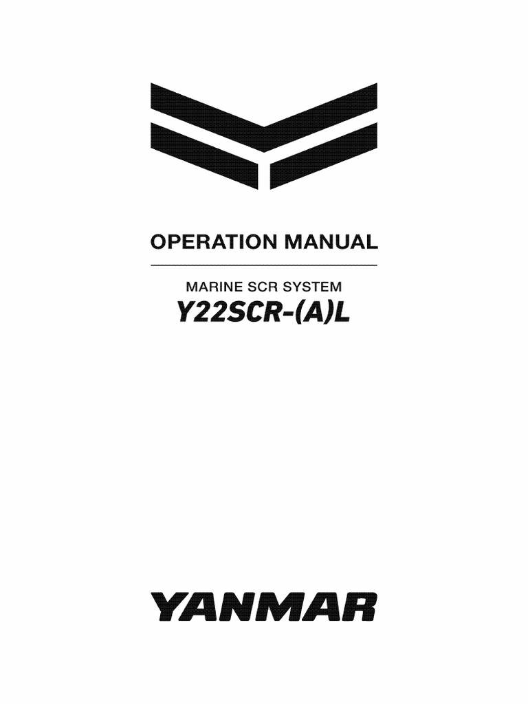 b2-2 Marine SCR System (Operation Manual) | PDF