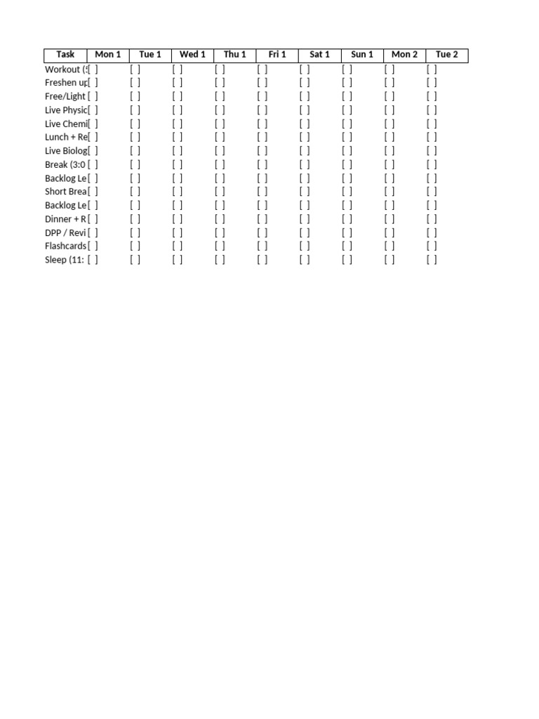 Monthly 4week Calendar Tracker Gourab-1 | PDF