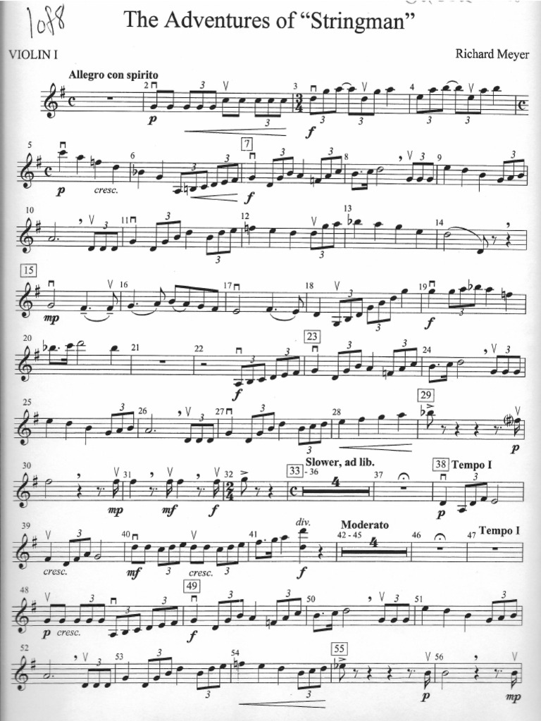 Violin 1 String Stringman 1718 | PDF