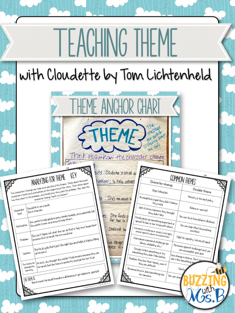 Teaching Theme: With Cloudette by Tom Lichtenheld | PDF | Copyright ...