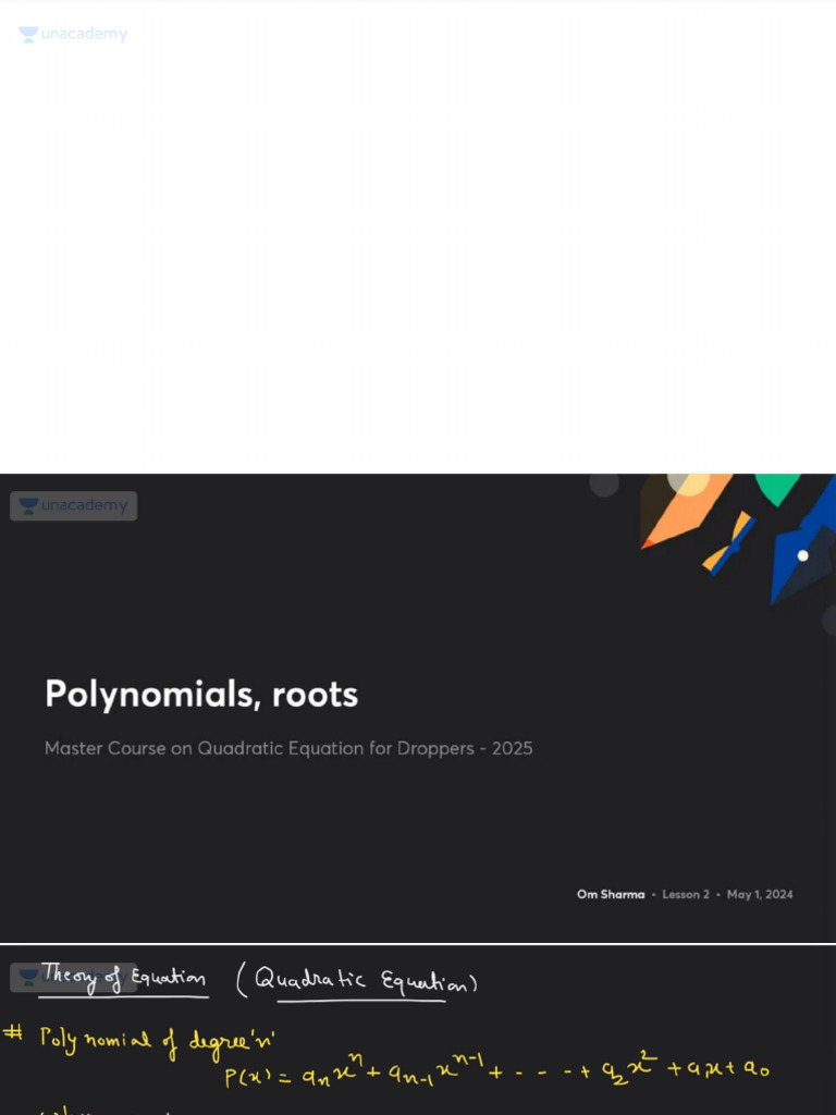 Polynomials Roots With Anno | PDF
