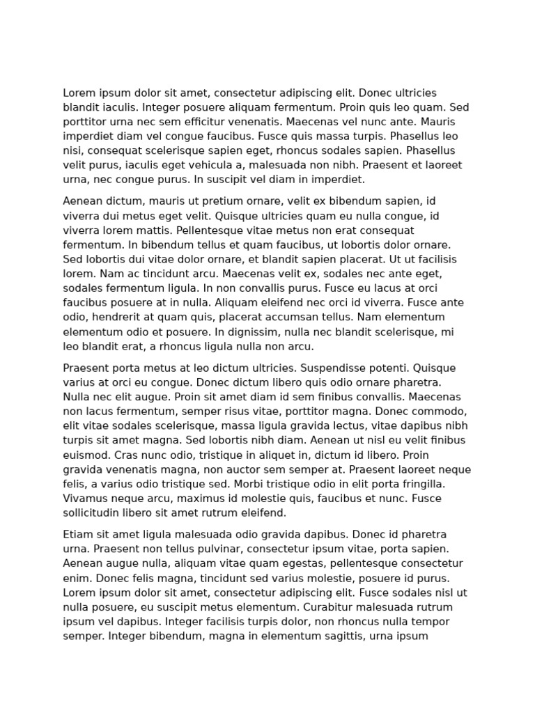 Lorum Ipsum 4 | PDF
