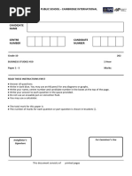 IGCSE Business Studies Paper 1 | PDF | Economics | Business