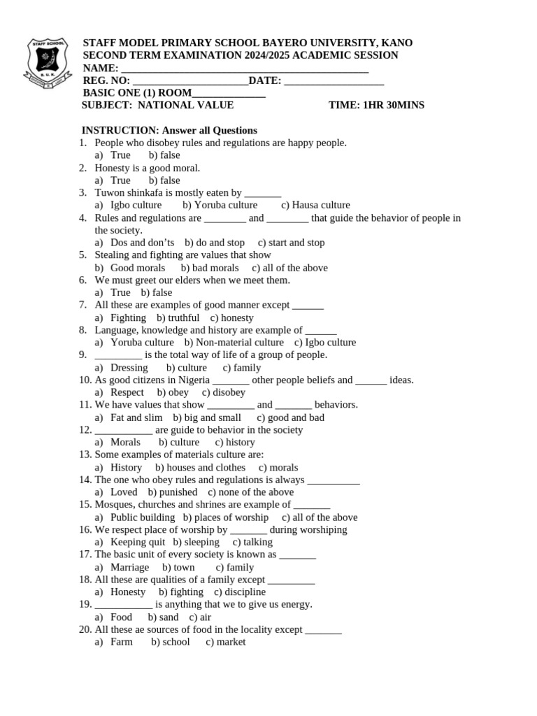 National Value 1 | PDF