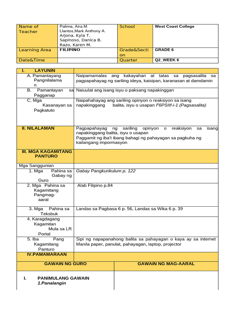 Dlp in Filipino | PDF