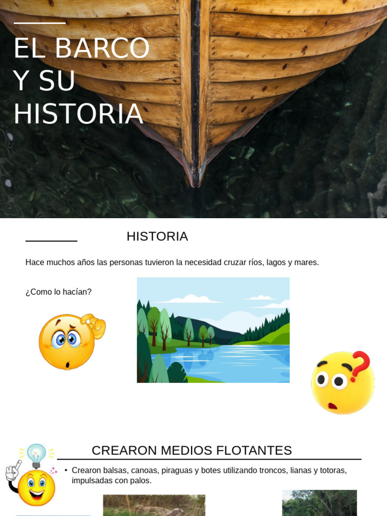 EL BARCO, Historia, Evolución y Avances | PDF