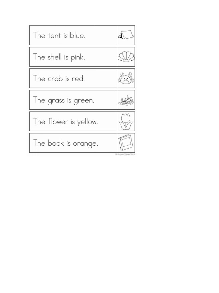 Colour Exercise | PDF